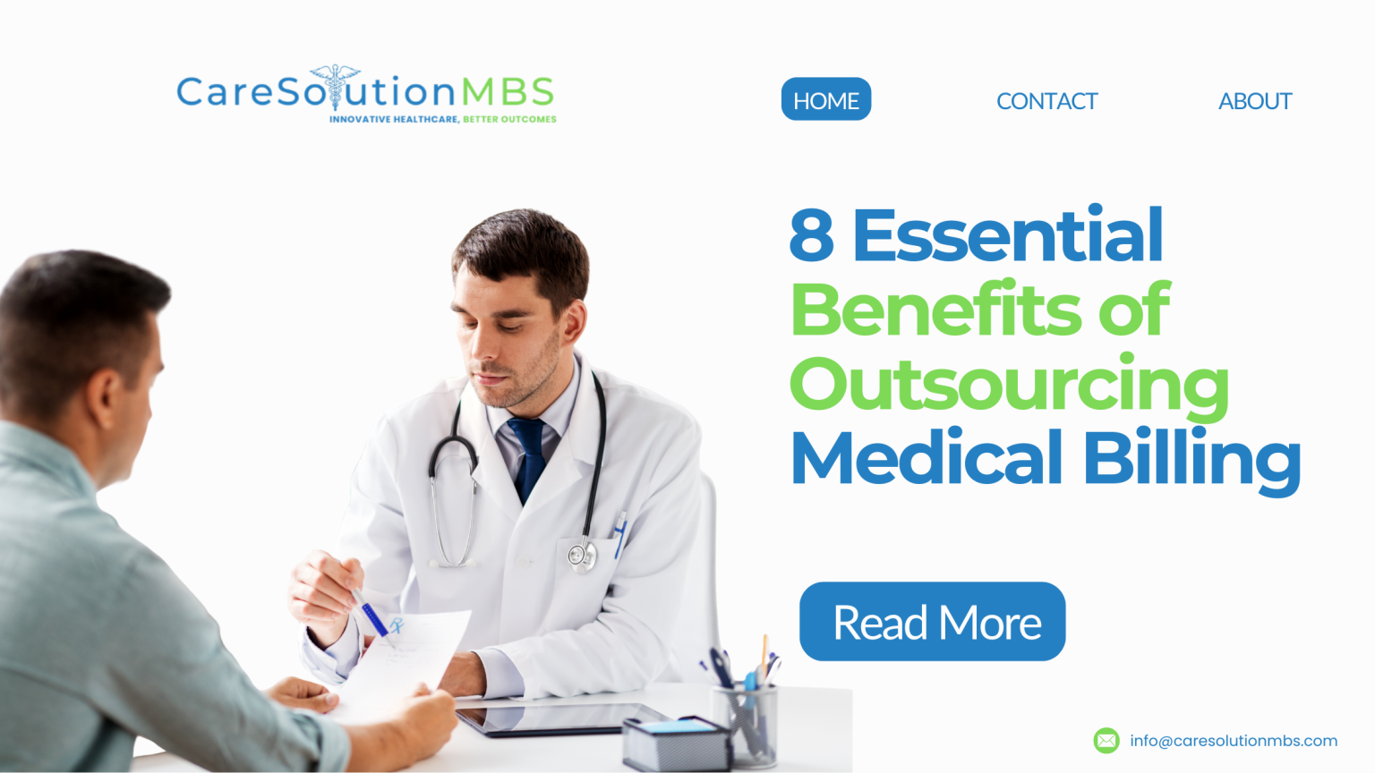 8 Essential Benefits of Outsourcing Medical Billing - CareSoultion MBS