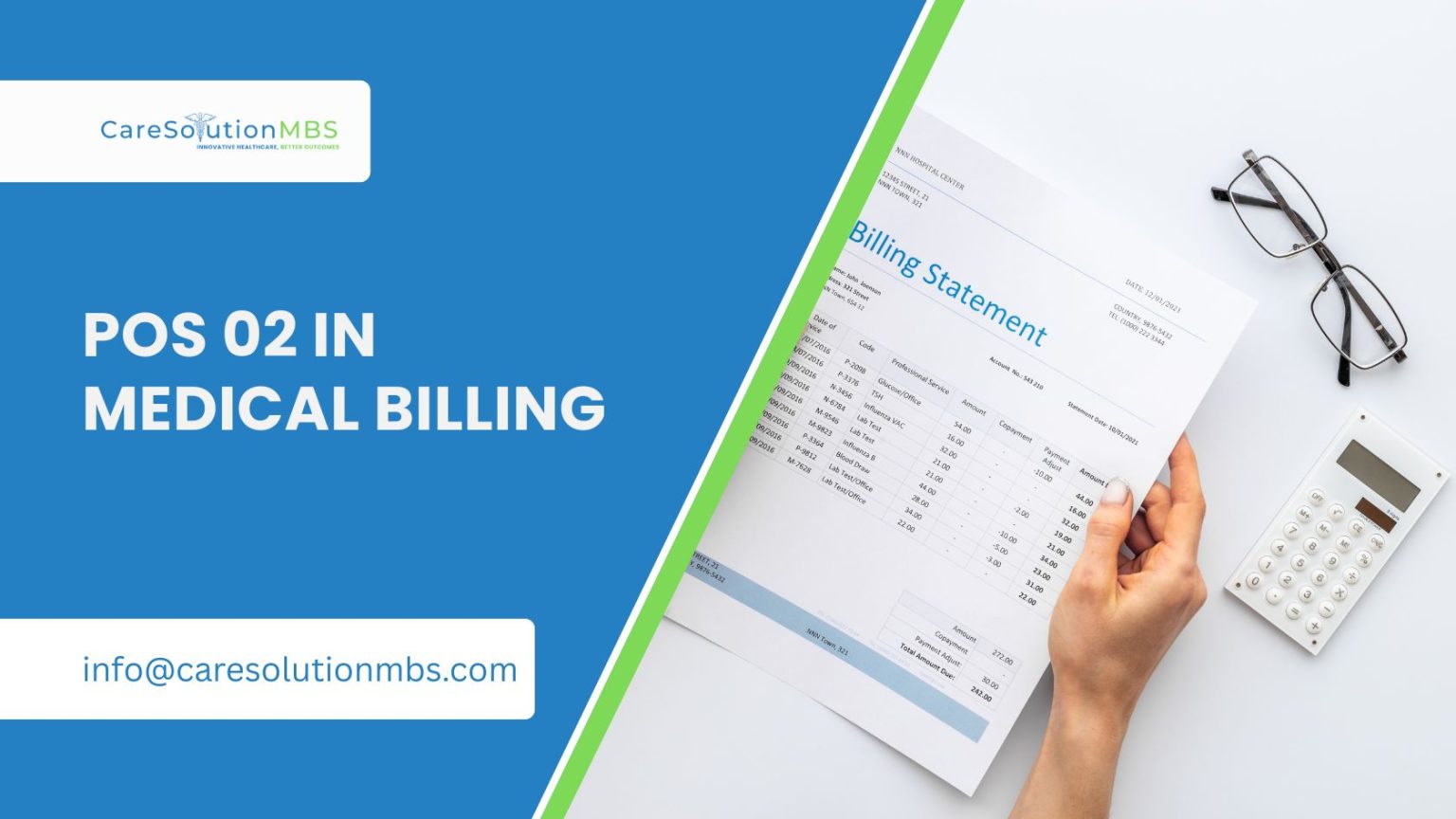 POS 02 in Medical Billing - CareSoultion MBS