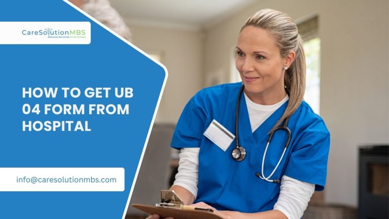 How to Get UB 04 Form from Hospital - CareSoultion MBS